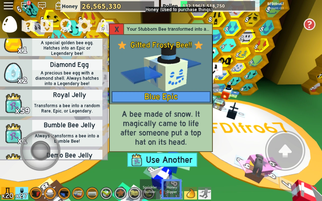 Frosty Bee | Bee Swarm Simulator Wiki | FANDOM powered by Wikia