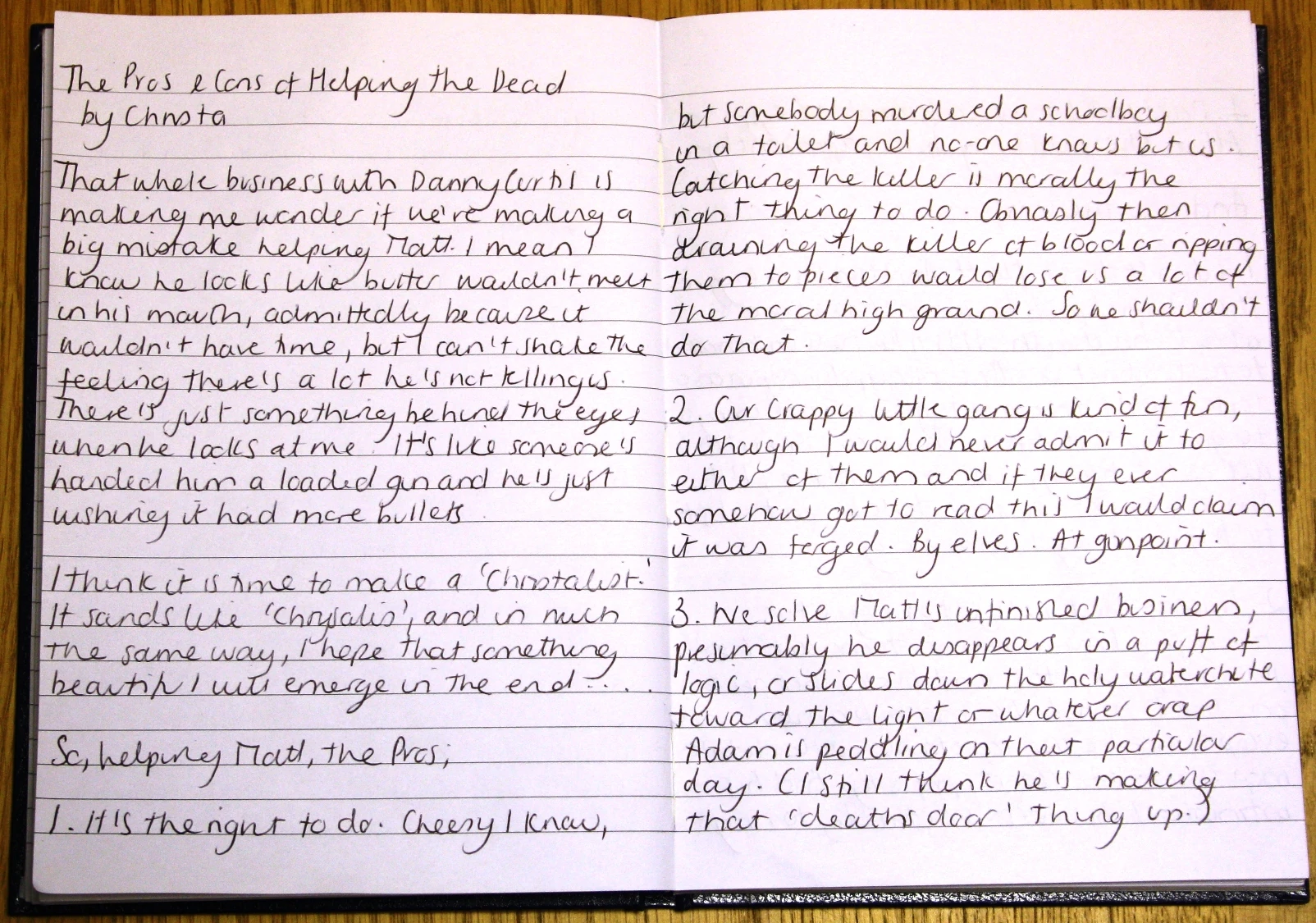 Image - Diary 1.jpg | Being Human Wiki | FANDOM powered by Wikia