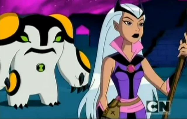 Imagem - Encantriz na frente de Bala de Canhão SA.png | Universo Ben 10 | FANDOM powered by Wikia