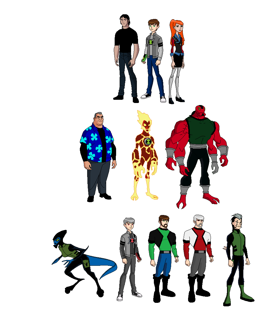 Imagen - Los personajes de esta serie.png | Ben 10 Fan Fiction Wiki | FANDOM powered by Wikia