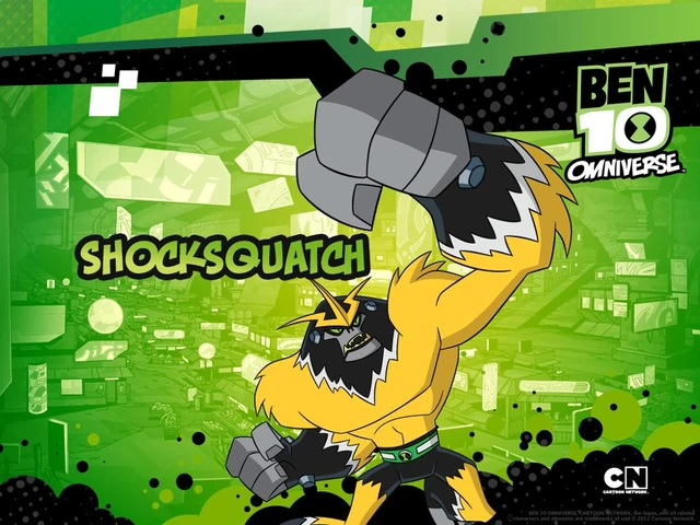 Image - 1000px-Shocksquatch-wallpaper-1024x768.jpg | Ben 10 Omniverse ...