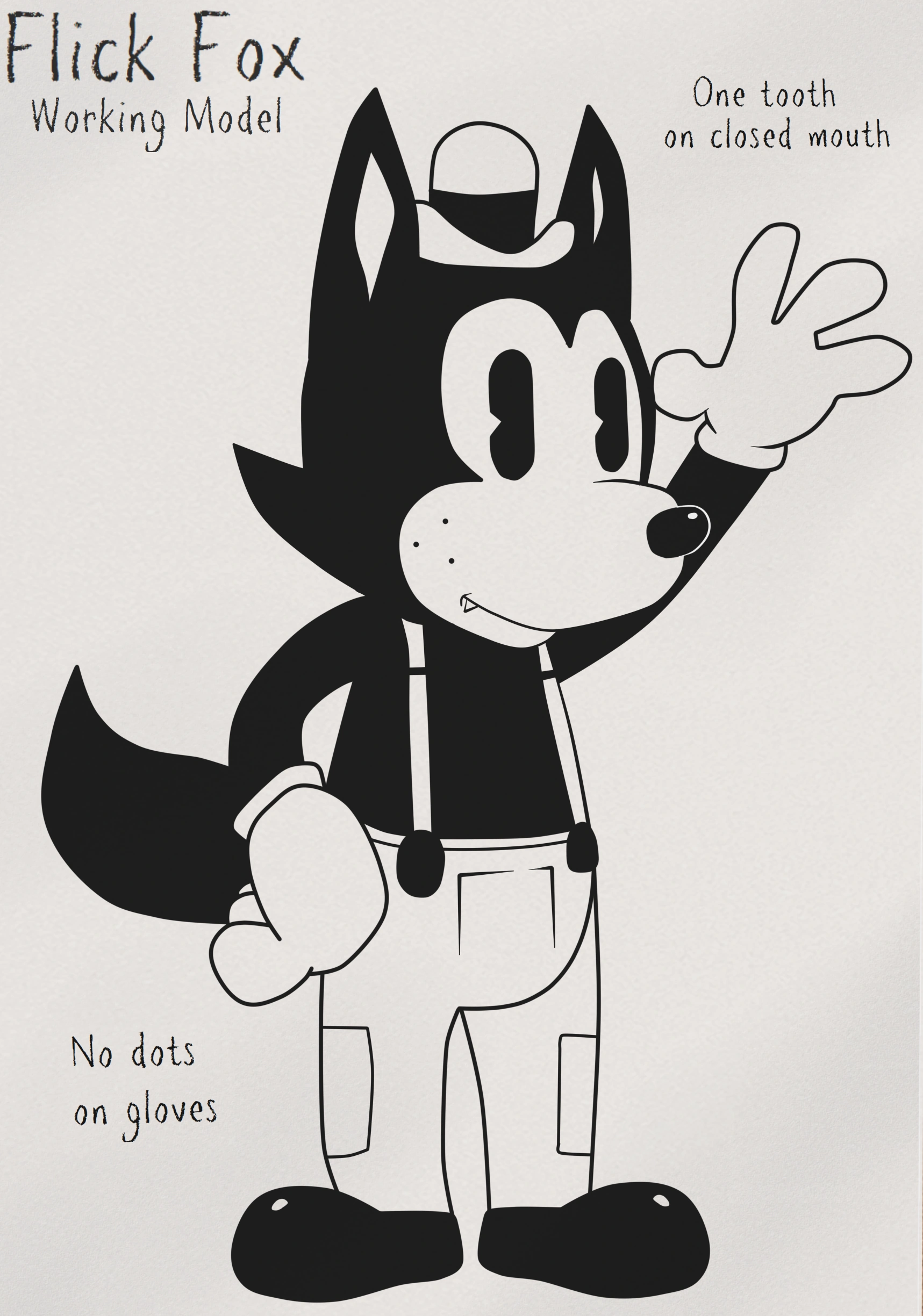 Flick Fox | Bendy and the Ink Machine OC Wiki | Fandom