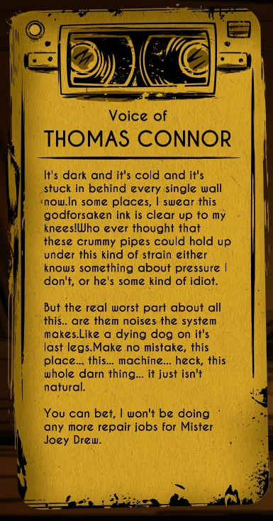 Thomas Connor | Bendy and the Ink Machine Wiki | FANDOM powered by Wikia