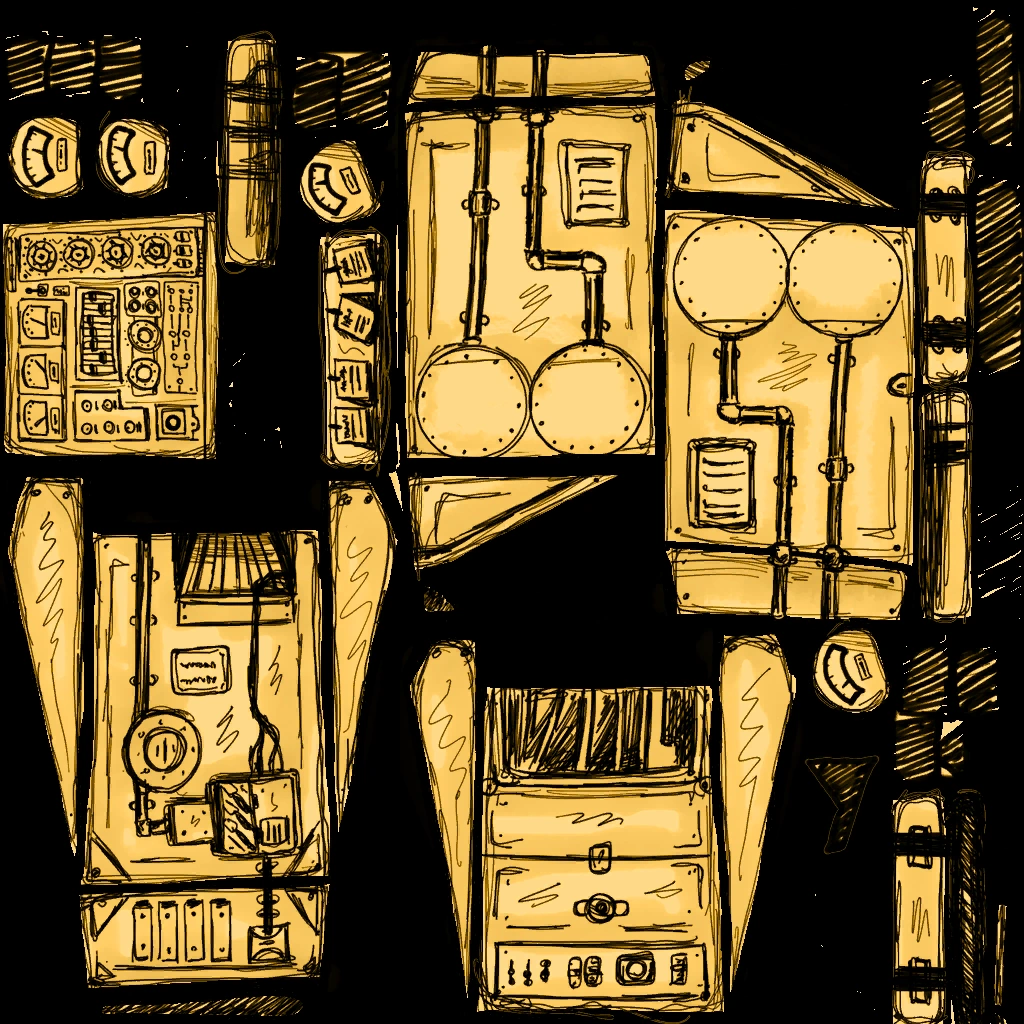 Image - Control Panel Texture.png | Bendy and the Ink Machine Wiki ...