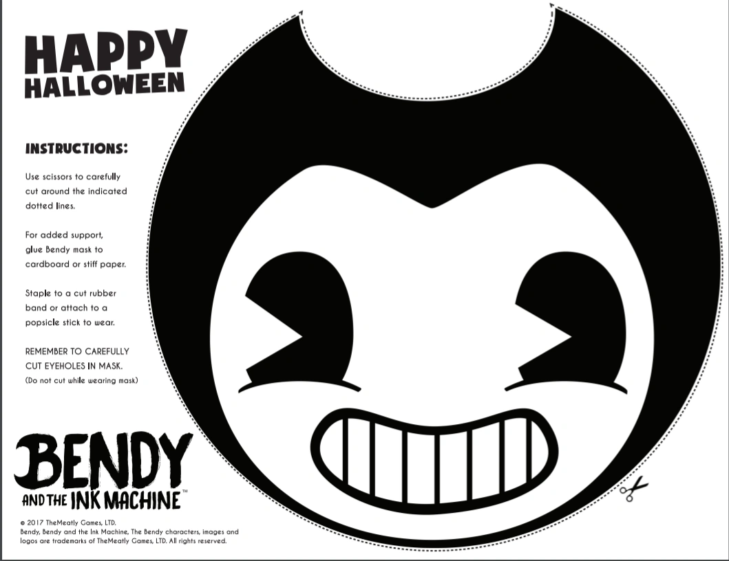 Image - Bendy-Halloween-Mask.png | Bendy and the Ink Machine Wiki ...