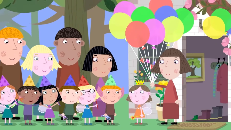Lucy's Elf and Fairy Party | Ben & Holly's Little Kingdom Wiki | Fandom