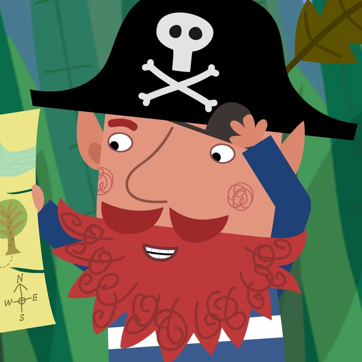 Redbeard the Elf Pirate | Ben & Holly's Little Kingdom Wiki | Fandom