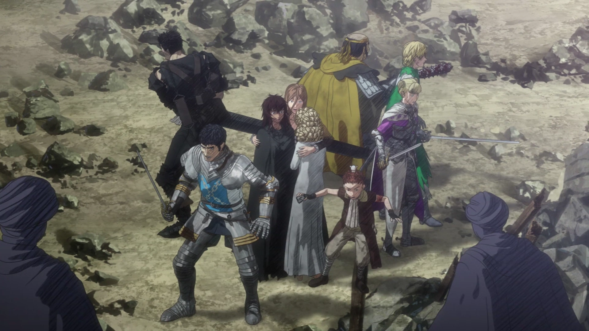 Image - Guts and friends surrounded by Kushan.png | Berserk Wiki ...