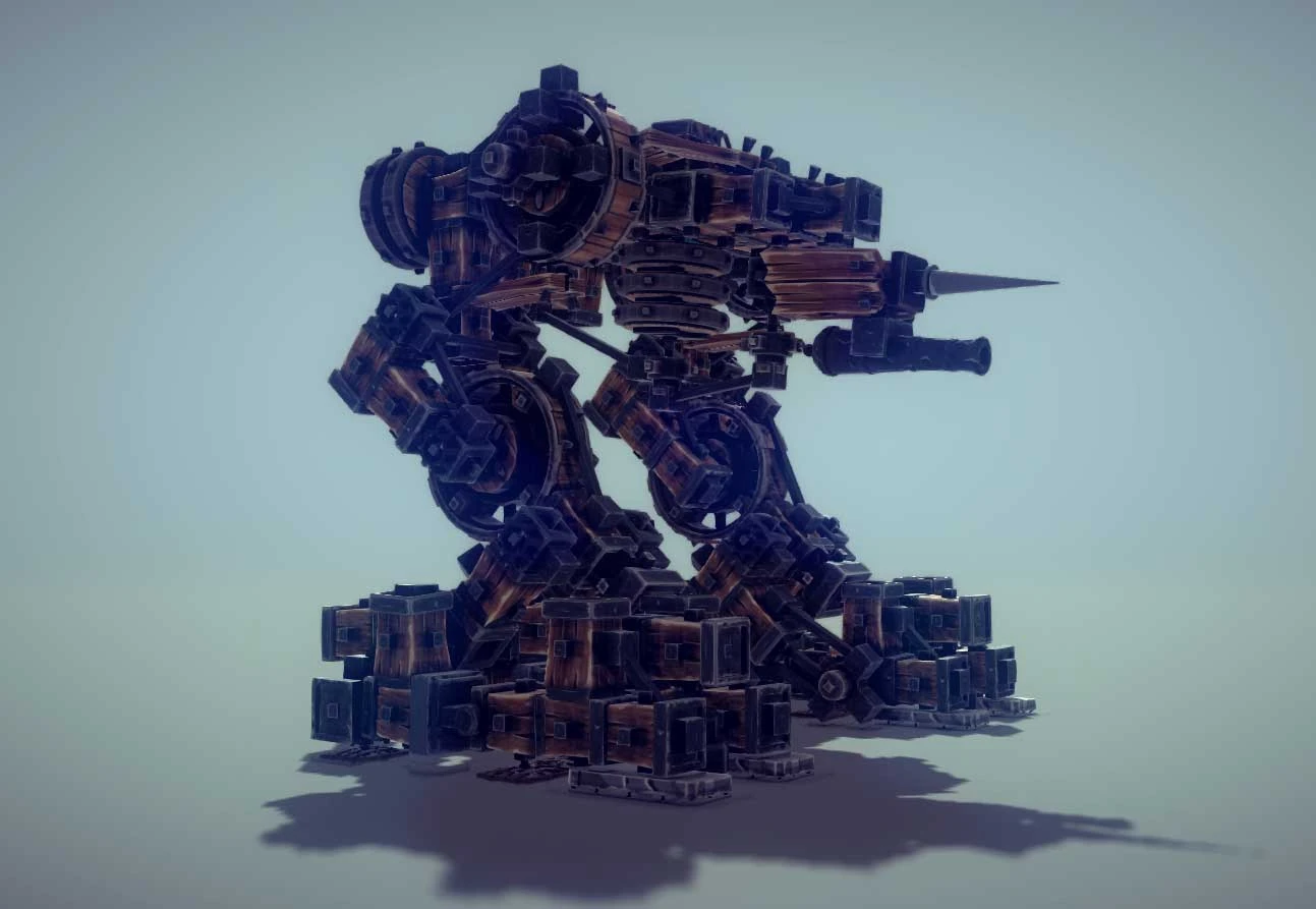 Reverse-Jointed Mech | Besiege Wiki | Fandom