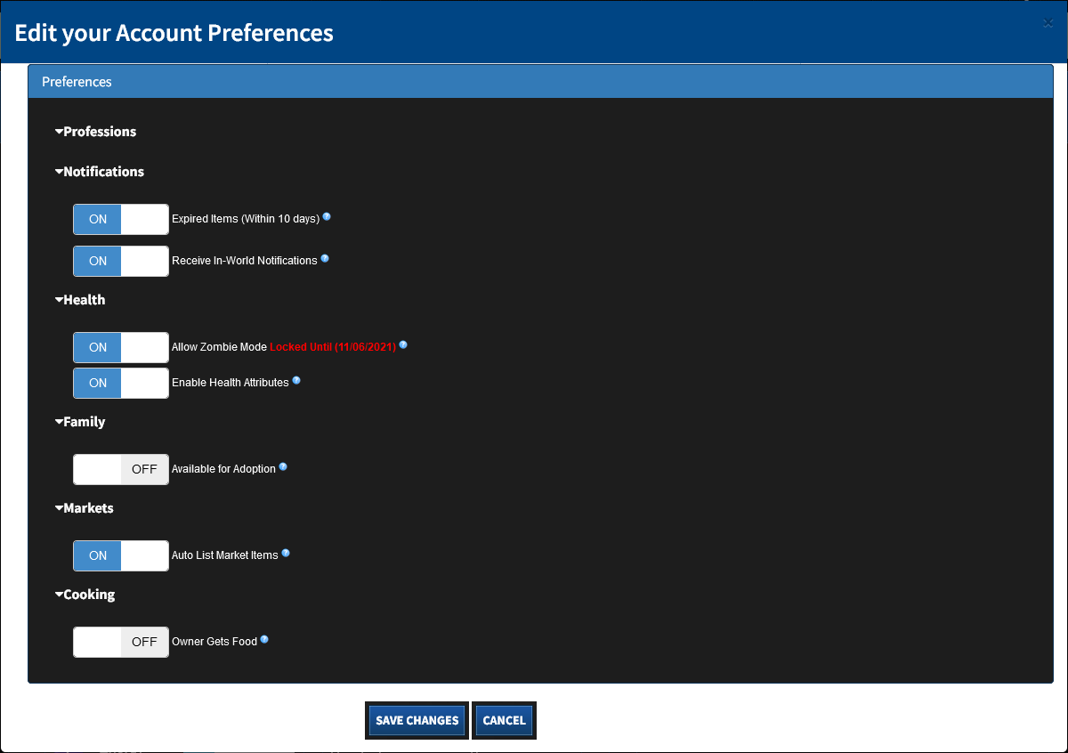 General -- Editing Your Account | BeYou World Wiki | Fandom