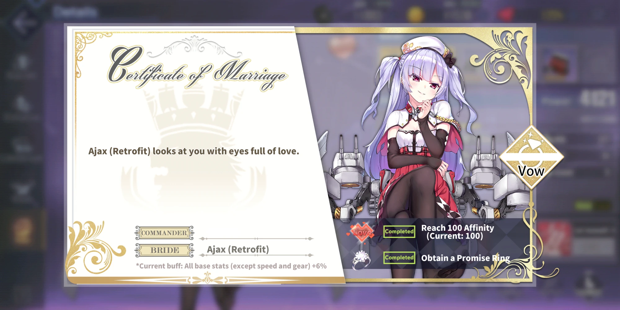 Marriage | Azur Lane Wiki | Fandom
