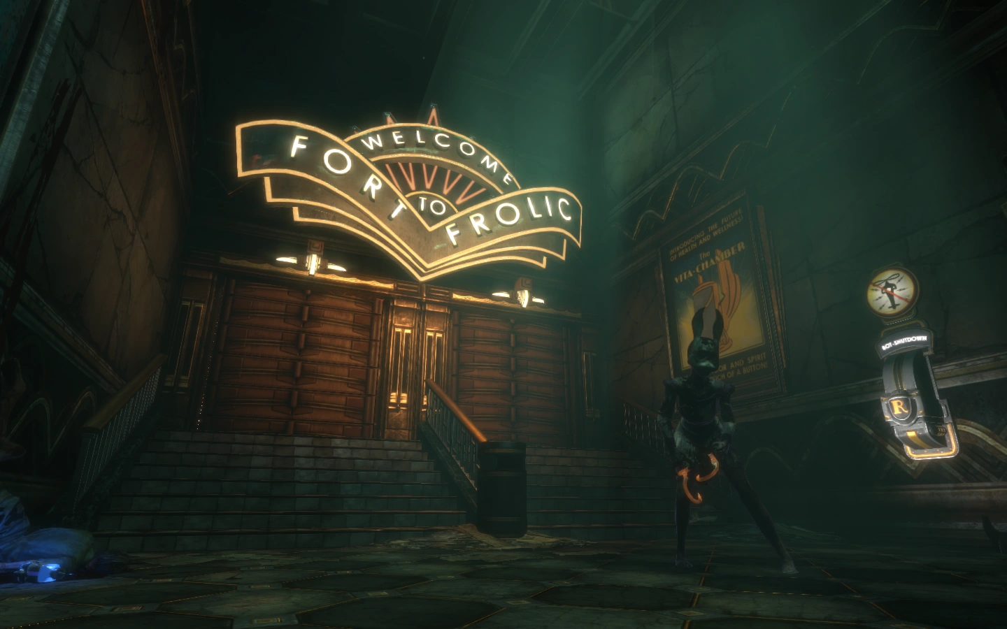 Image - BS1R Fort Frolic Entrance.png | BioShock Wiki | FANDOM powered ...