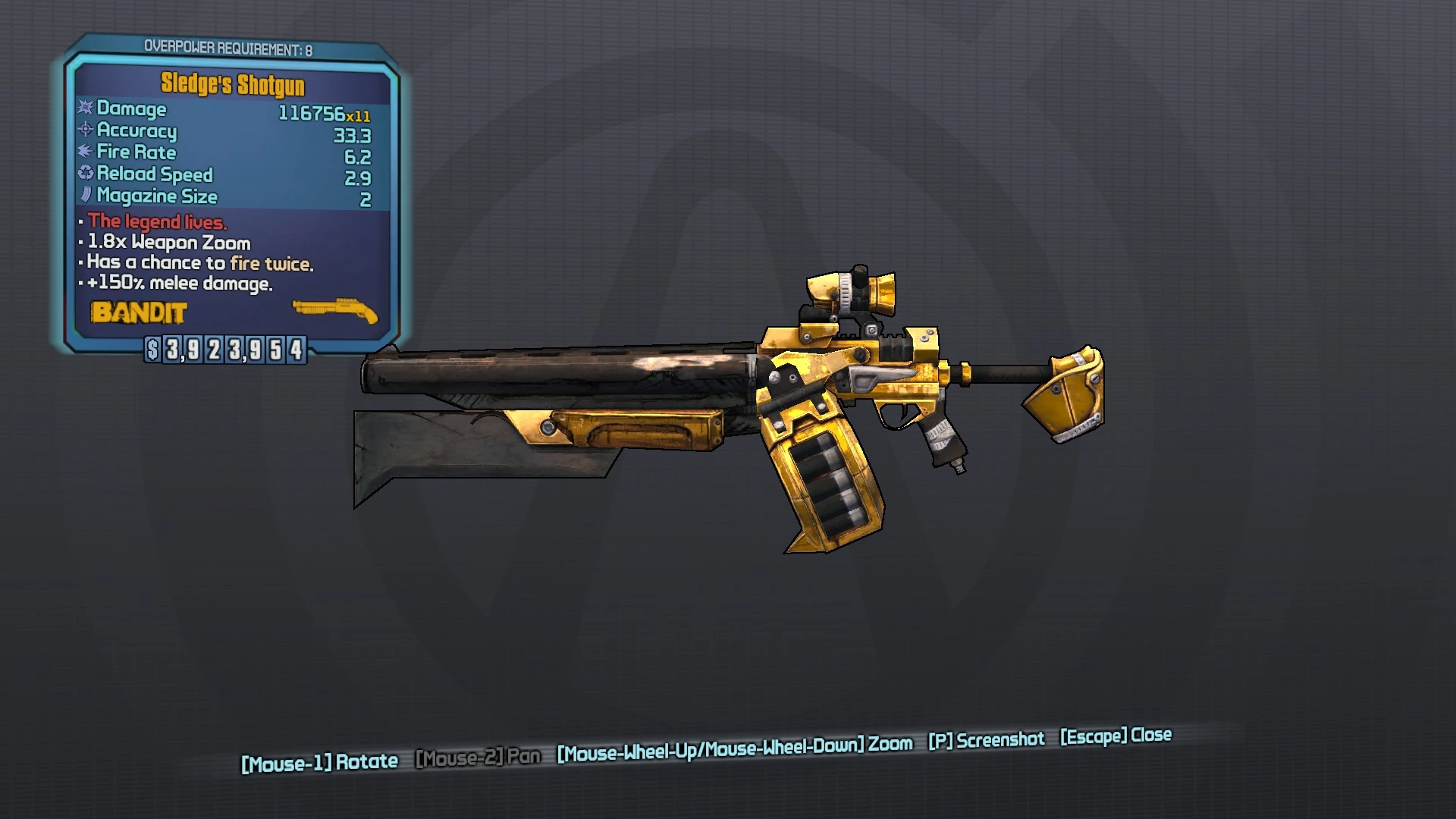 Sledge's Shotgun | BL2reborn Wiki | Fandom