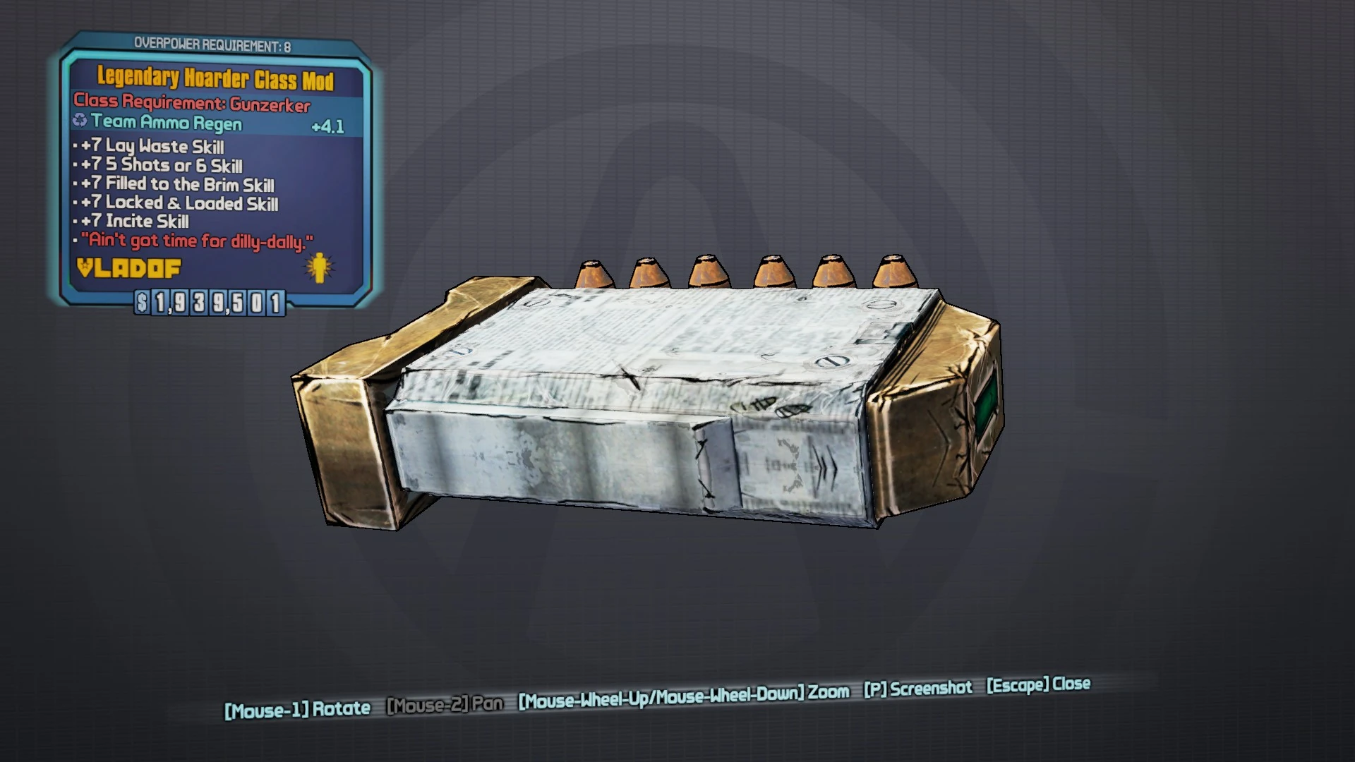 Legendary Hoarder | BL2reborn Wiki | Fandom