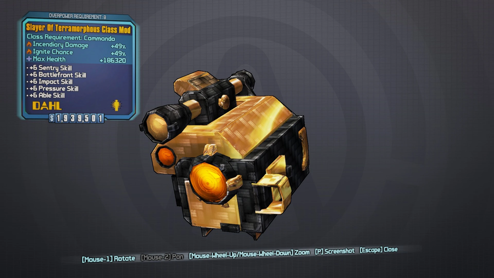 Slayer of Terramorphous Axton | BL2reborn Wiki | Fandom