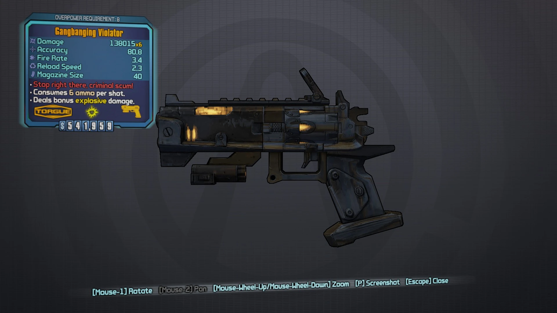 Violator | BL2reborn Wiki | Fandom