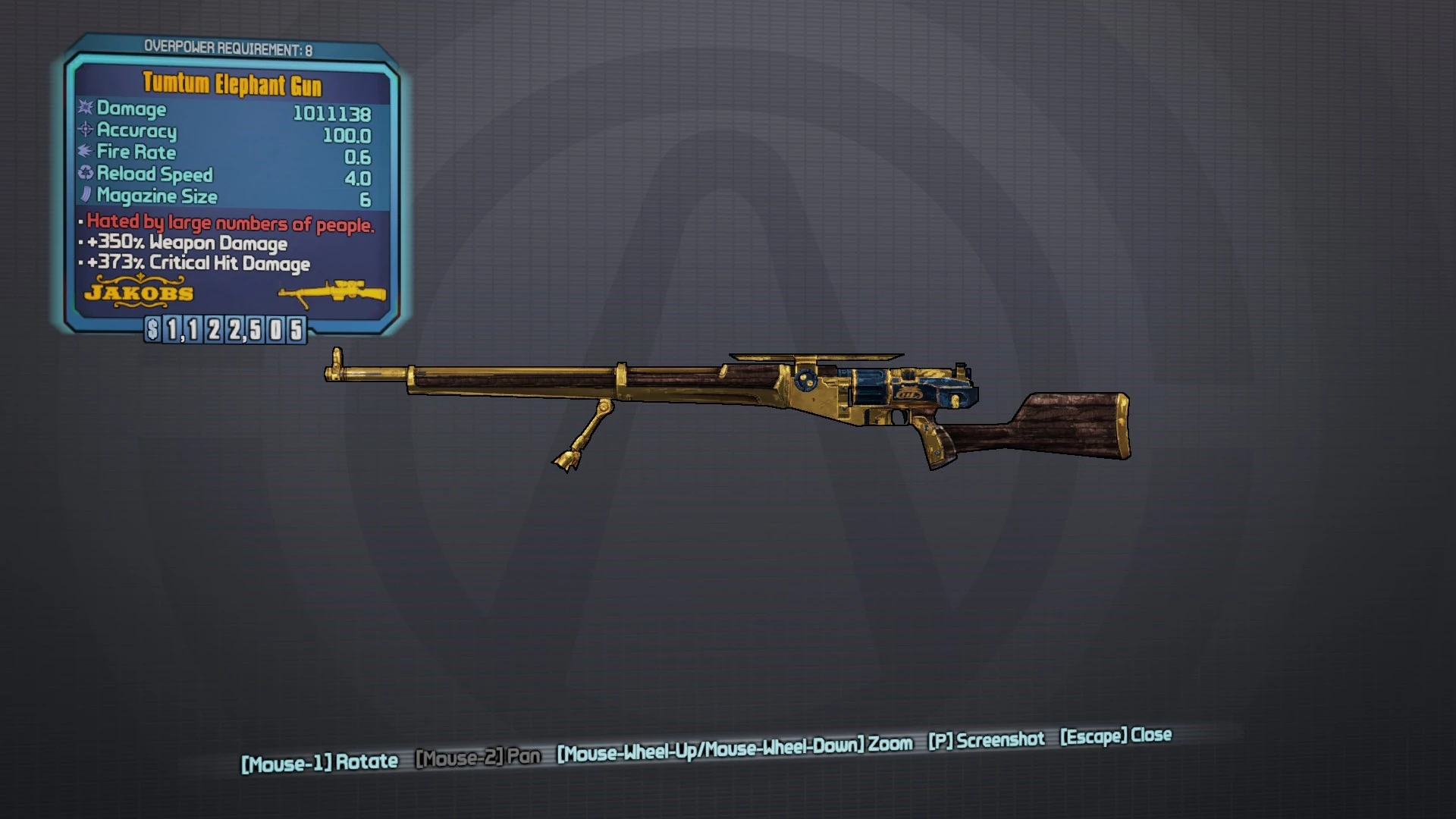 Elephant Gun | BL2reborn Wiki | Fandom