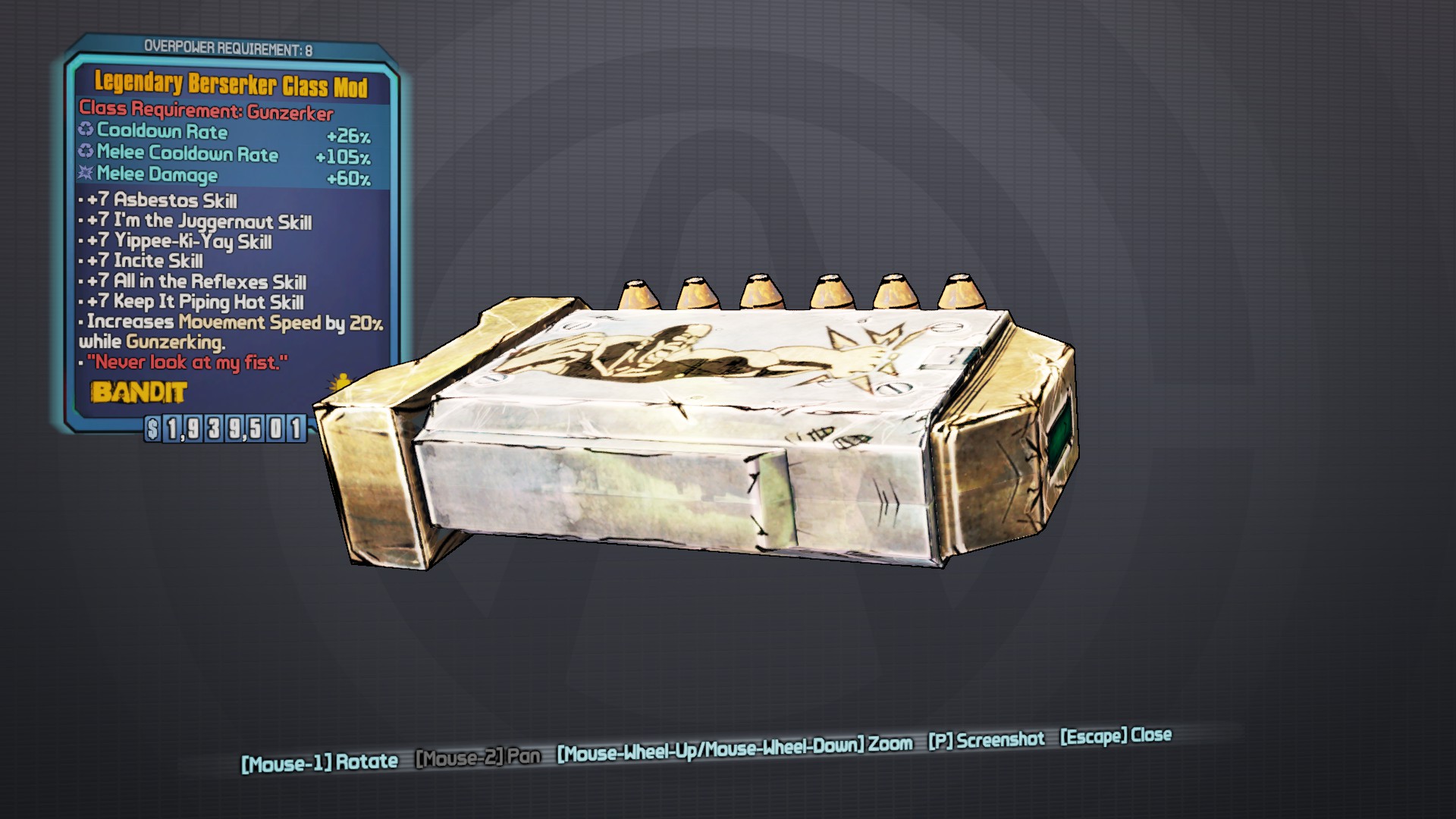 Legendary Berserker | BL2reborn Wiki | Fandom