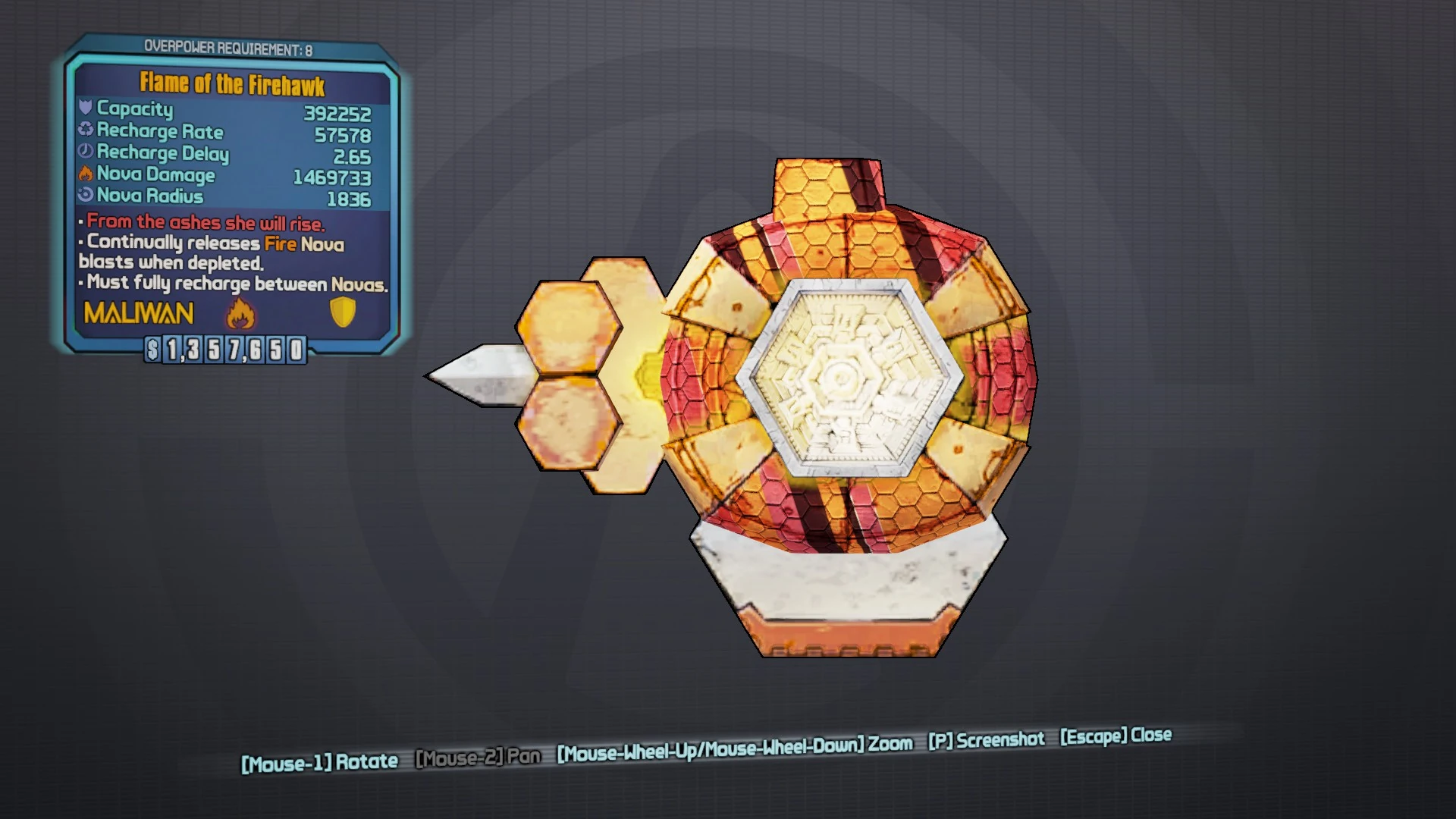 Flame of the Firehawk | BL2reborn Wiki | Fandom