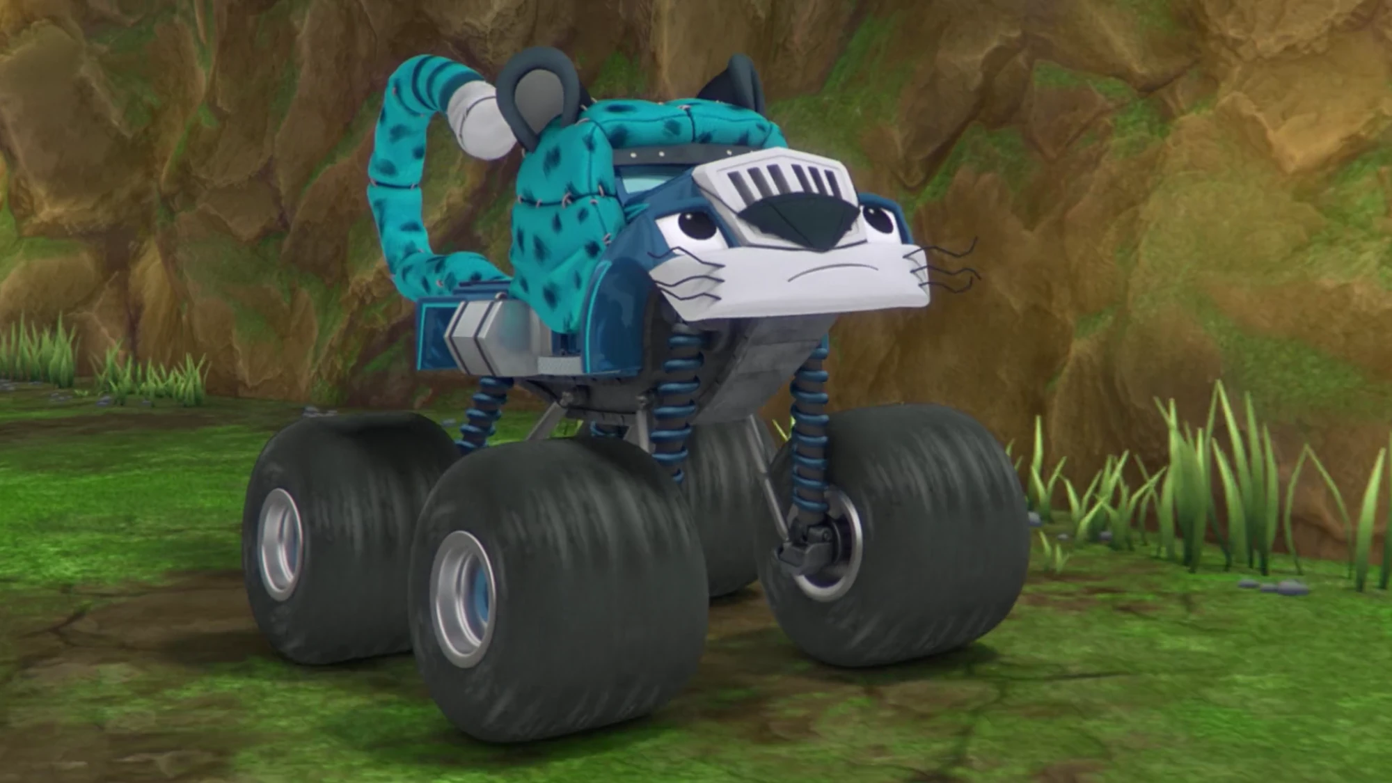 Image - S3E13 Crusher hears Pickle singing nearby.png | Blaze and the ...