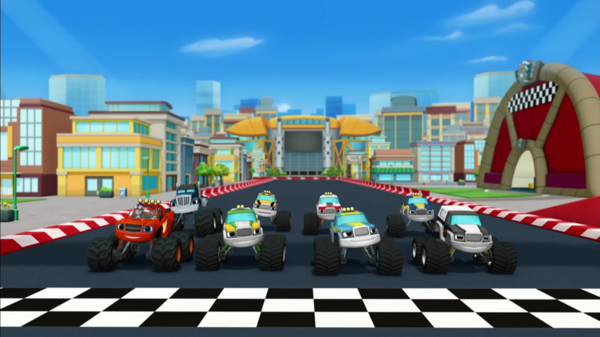 Axle City Grand Prix (event) | Blaze and the Monster Machines Wiki | Fandom