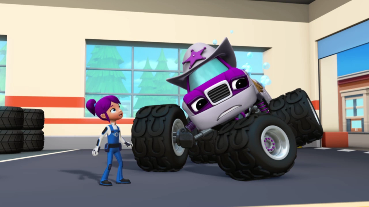 Image - S1E4 Gabby dumbfounded and Starla bubbling.png | Blaze and the ...