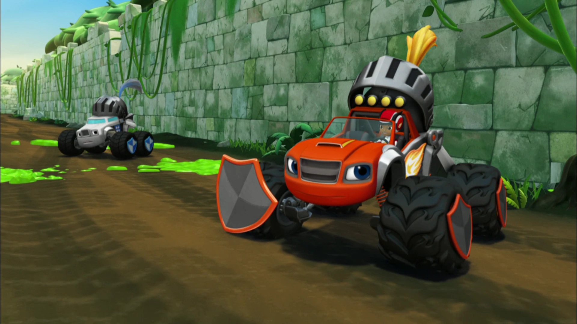 Knighty Knights/Trivia | Blaze and the Monster Machines Wiki | Fandom