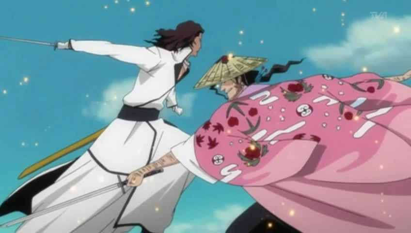 Syunsui Kyōraku y Jūshirō Ukitake vs. Coyote Starrk | Bleach Wiki | Fandom