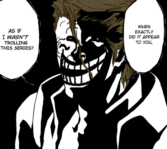 Image - Aizen troll.png | Bleach Fan Fiction Wiki | FANDOM powered by Wikia