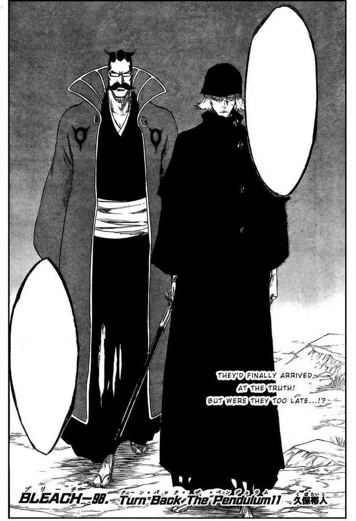 Kapitel -98: Turn Back The Pendulum 11 | BleachWiki | Fandom