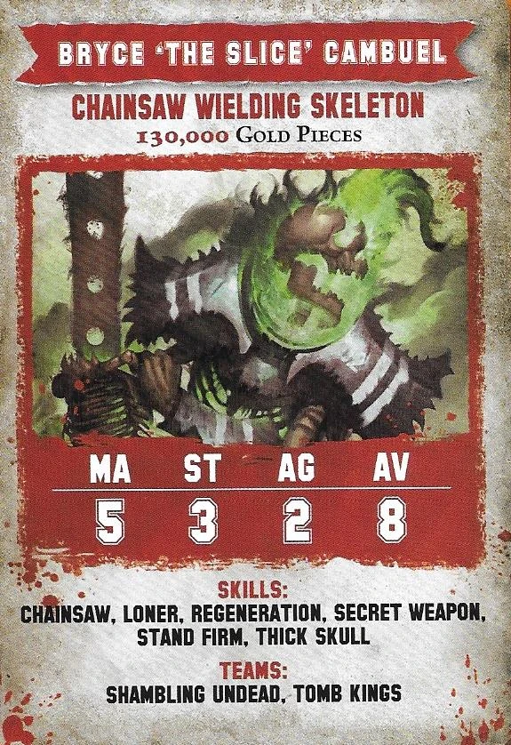 Bryce "The Slice" Cambuel | Blood Bowl Wiki | Fandom