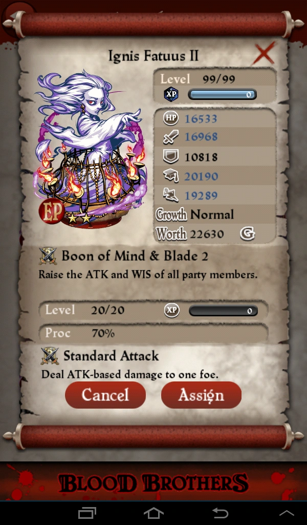 Ignis Fatuus II | Blood Brothers Wiki | Fandom