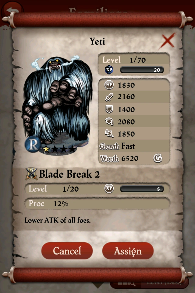 Yeti | Blood Brothers Wiki | Fandom