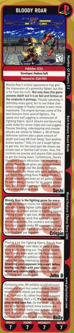 Bloody Roar (series) | Bloody Roar Wiki | Fandom