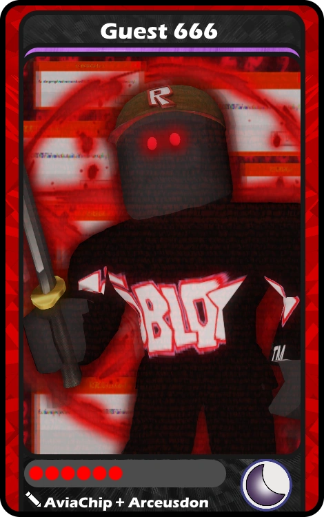 Guest 666 | Blox Cards Wikia | Fandom