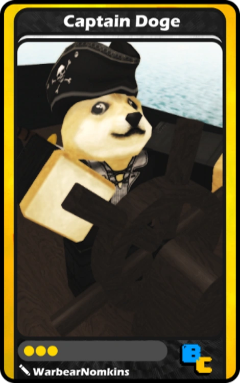 Captain Doge | Blox Cards Wikia | Fandom
