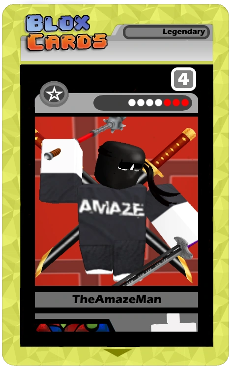 TheAmazeMan | Blox Cards Wikia | Fandom
