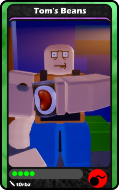Tom's Beans | Blox Cards Wikia | Fandom