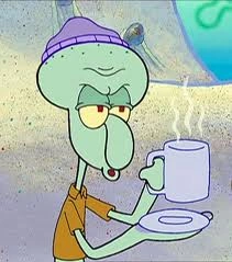 Imagen - Calamardo tomando chocolate.png | Bob Esponja Wiki | FANDOM ...