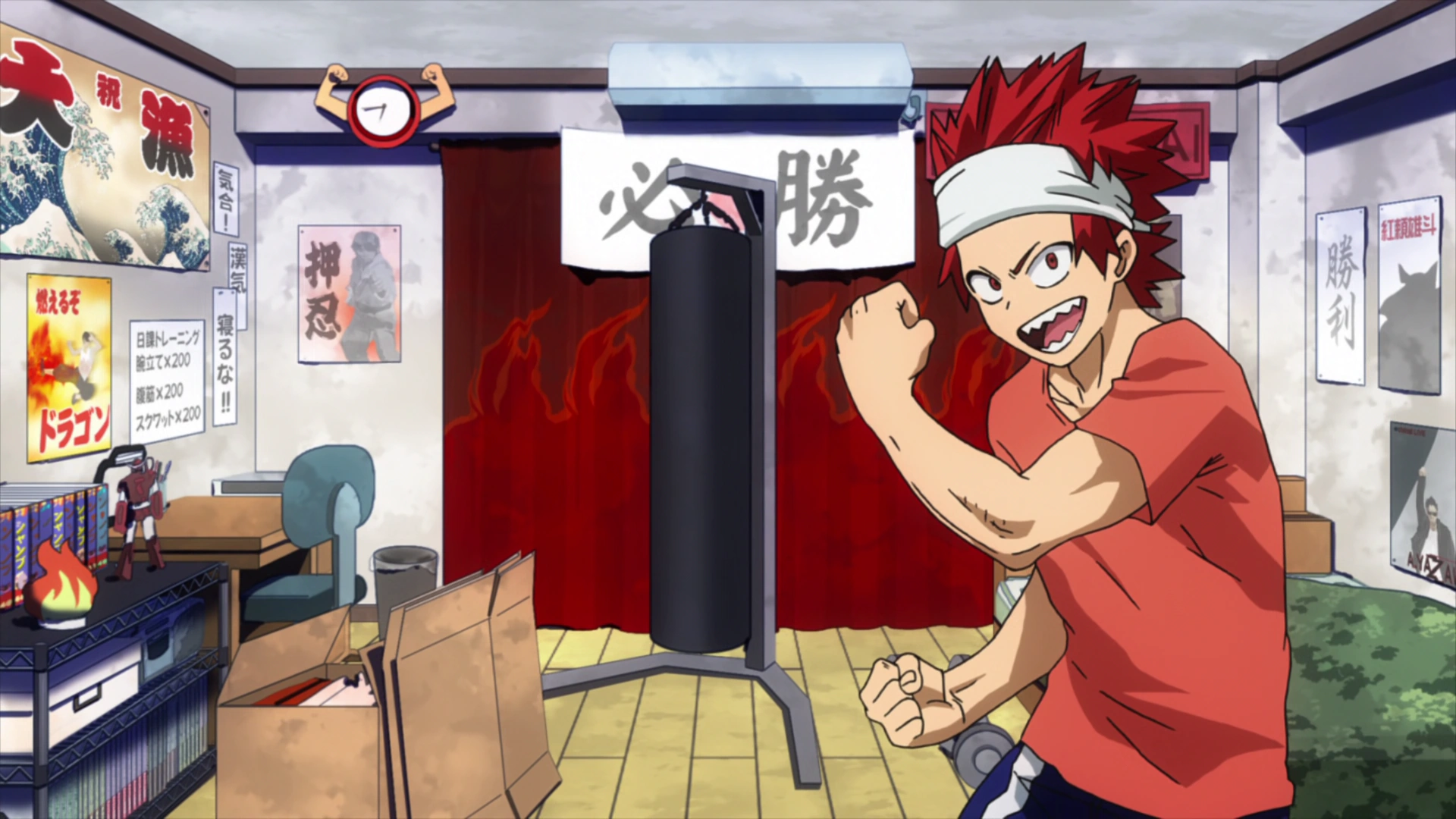 Image - Eijiro Kirishima's dorm room.png | Boku no Hero Academia Wiki ...