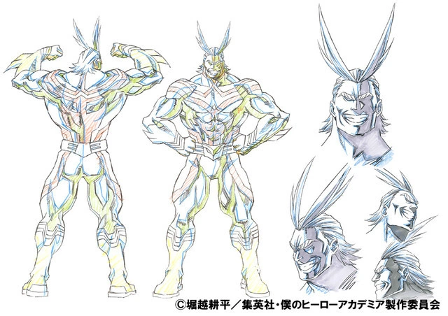 Image - All Might's Anime Character Design.png | Boku no Hero Academia ...