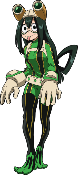Imagen Tsuyu Asui Traje De Héroe Png Wiki Boku No Hero Academia
