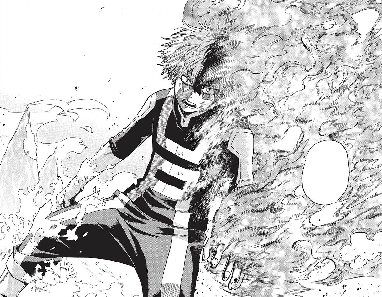 Image - Shoto ignites his fire manga.png | My Hero Academia Wiki ...
