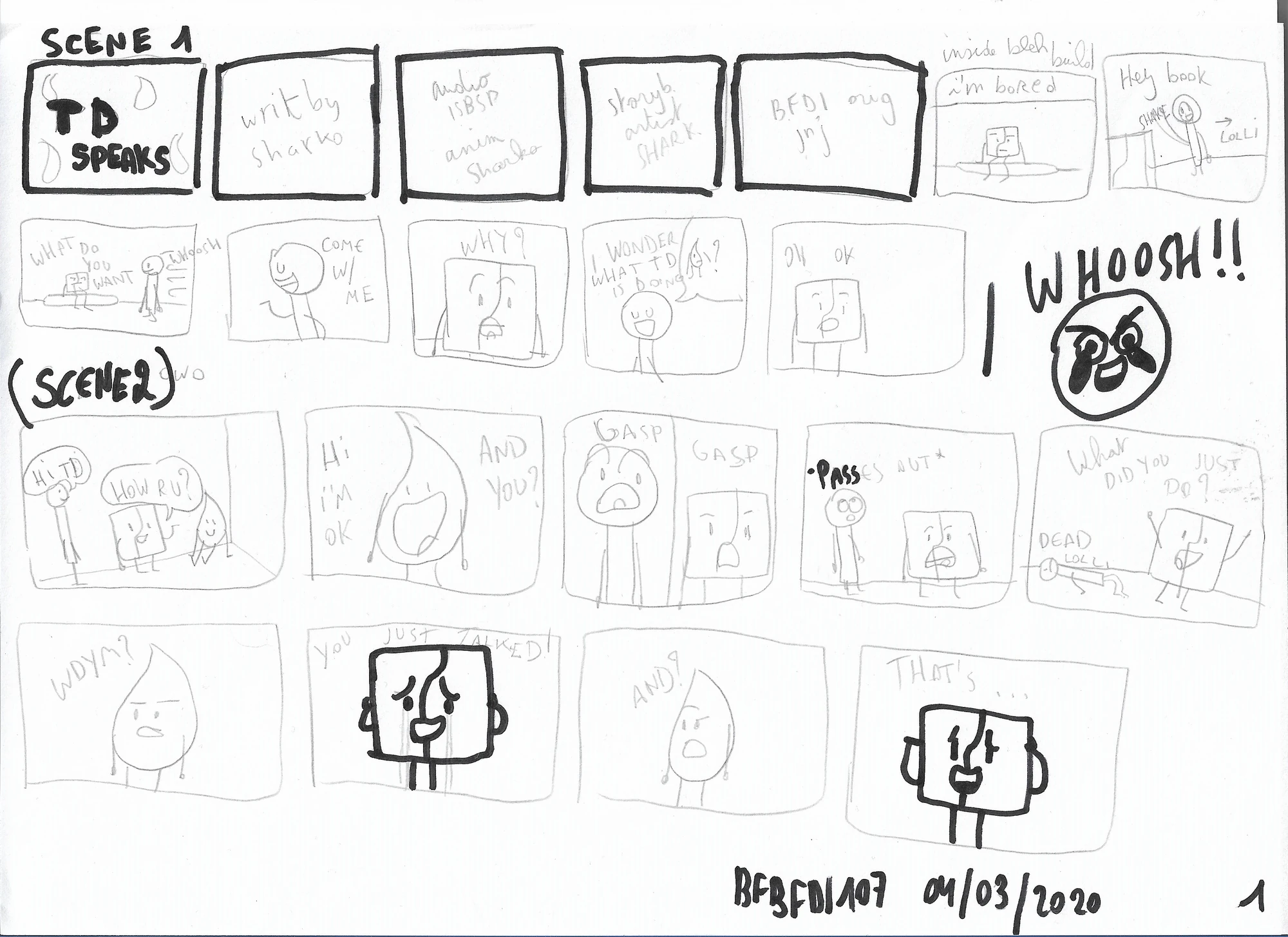 Teardrop Speaks | Book from BFDI Wiki | Fandom