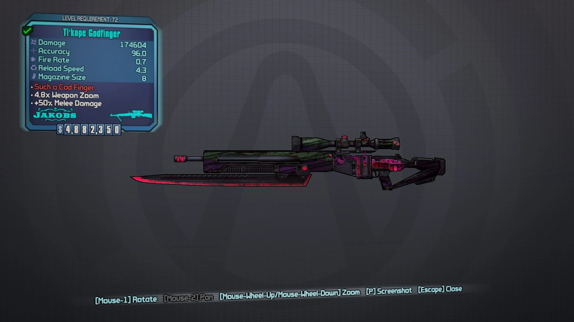 Godfinger/Variant Chart | Borderlands Wiki | Fandom