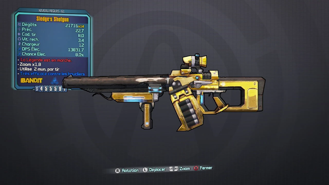 Sledge's Shotgun (Borderlands 2) | Wiki Borderlands | Fandom