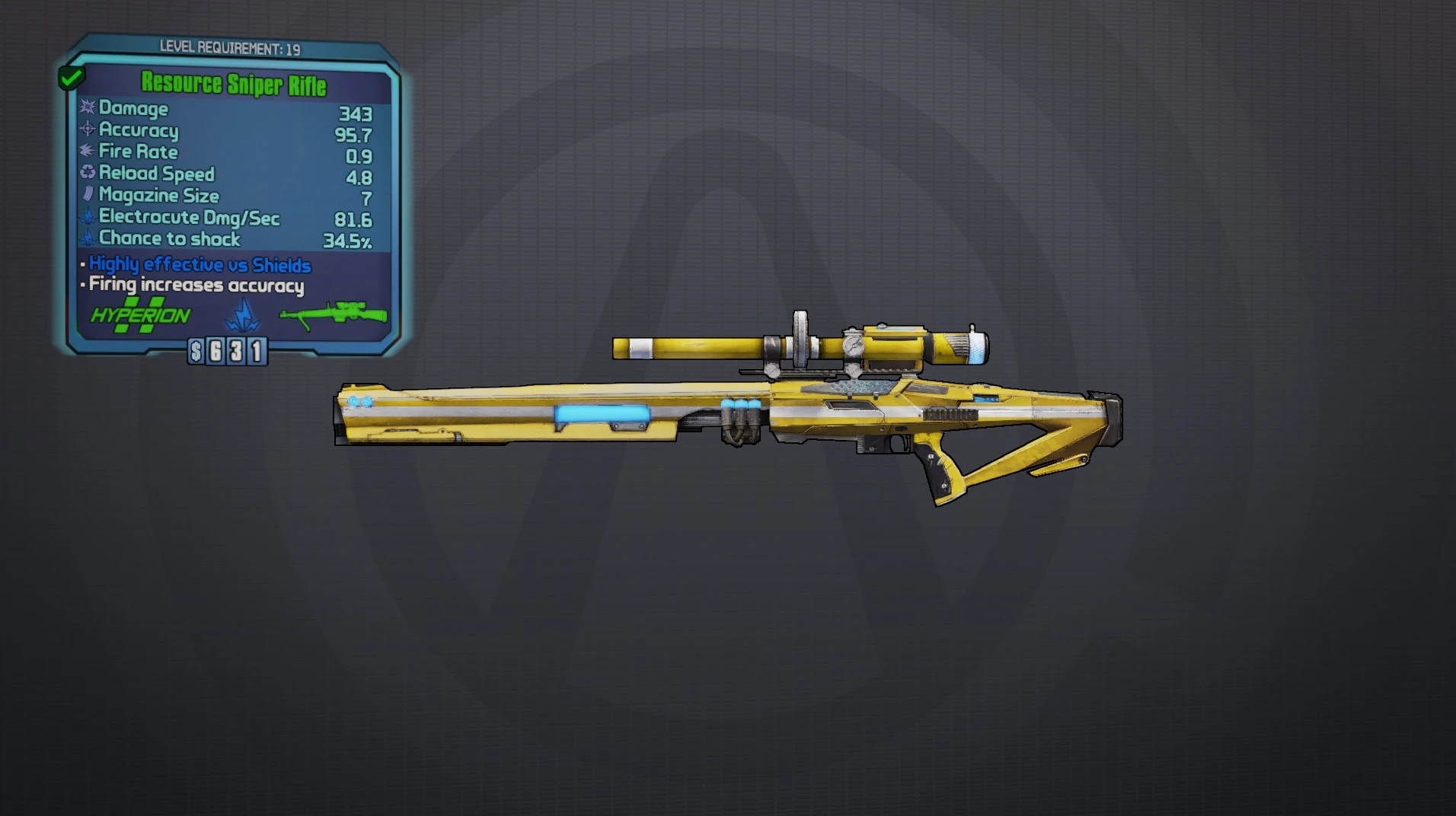 Sniper Rifle (Title)/Variant Chart | Borderlands Wiki | Fandom
