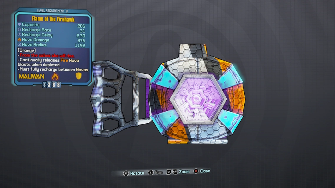 Flame of the Firehawk/Variant Chart | Borderlands Wiki | Fandom
