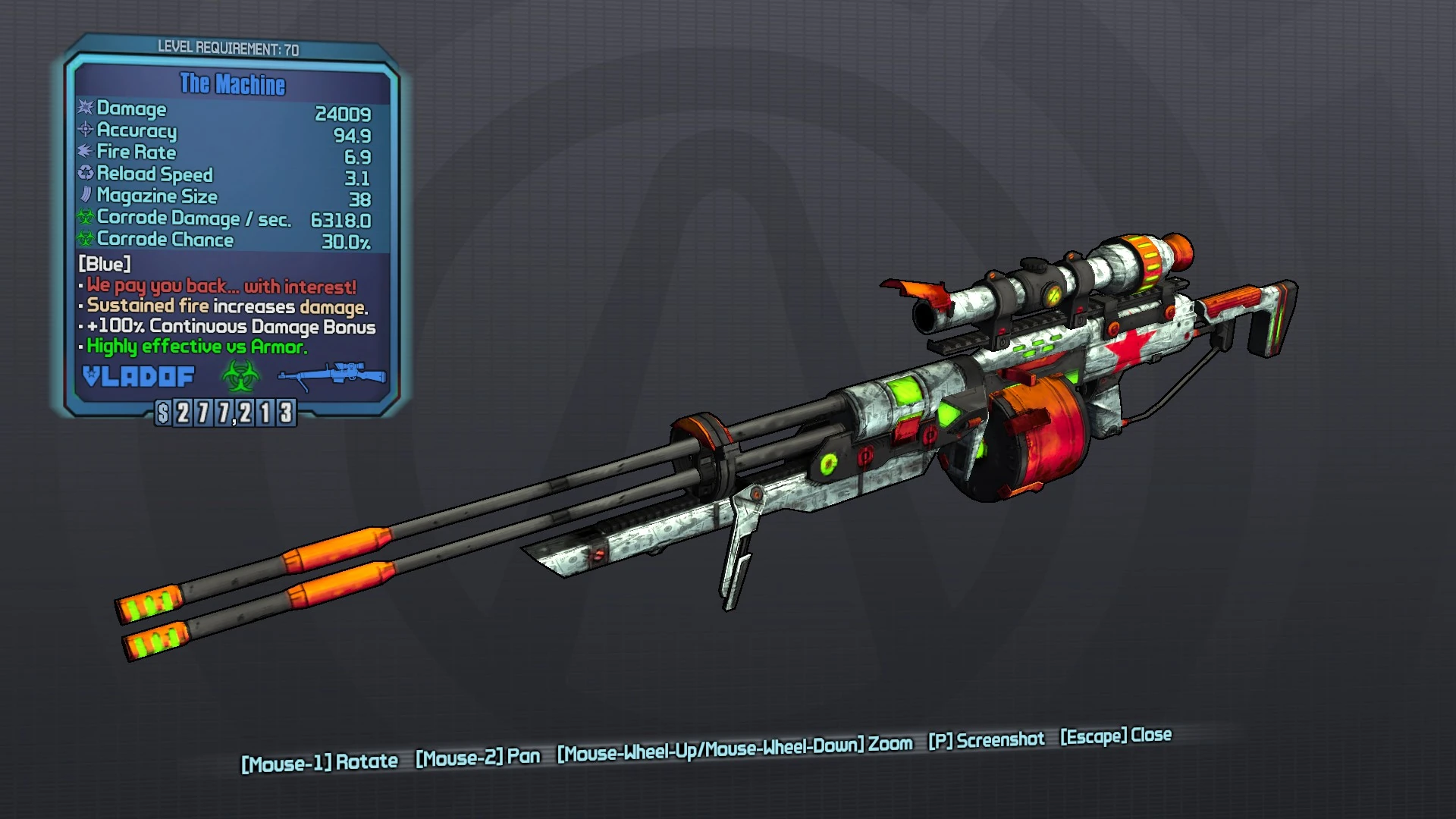 The Machine/Variant Chart | Borderlands Wiki | Fandom
