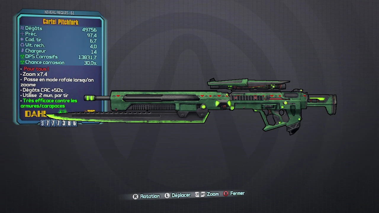 Pitchfork | Wiki Borderlands | Fandom